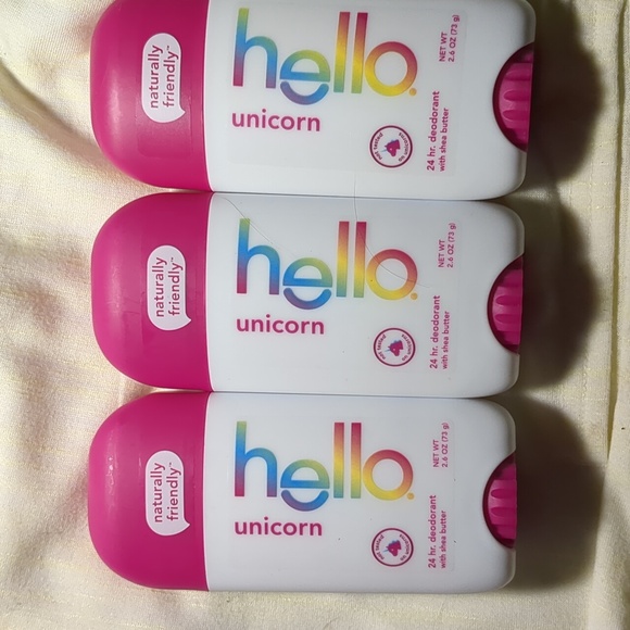 Hello | Bath & Body | 3 Hello Unicorn 24hr Deodorant | Poshmark